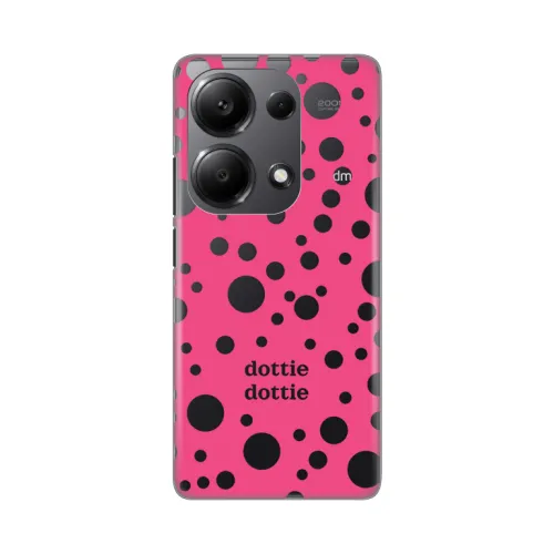 Silikonska futrola - maska print Skin za Xiaomi Redmi Note 13 Pro 4G Dottie Dottie Pink