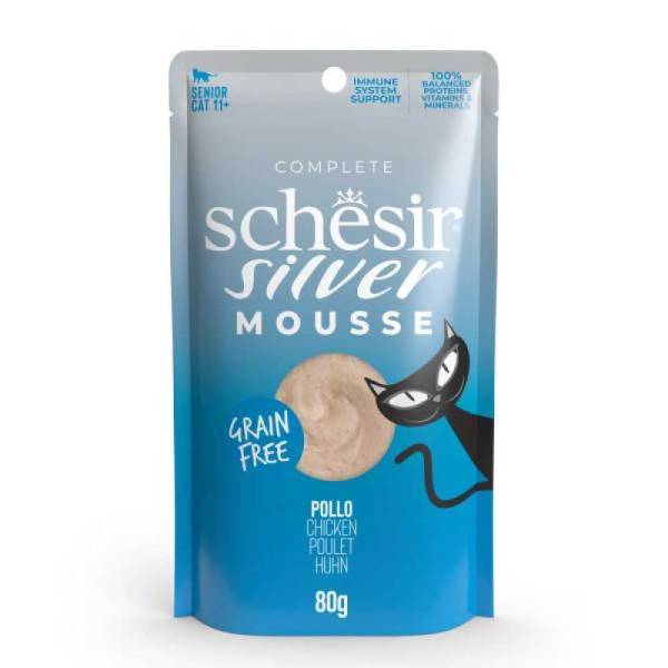 Schesir Silver Pouch Mousse Piletina&Bundeva - 80 g