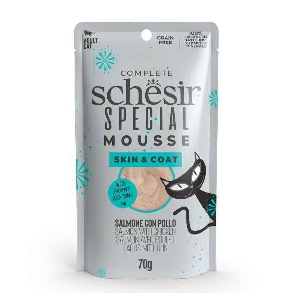 Schesir Special Skin&Coat Pouch Mousse Losos - 70 g