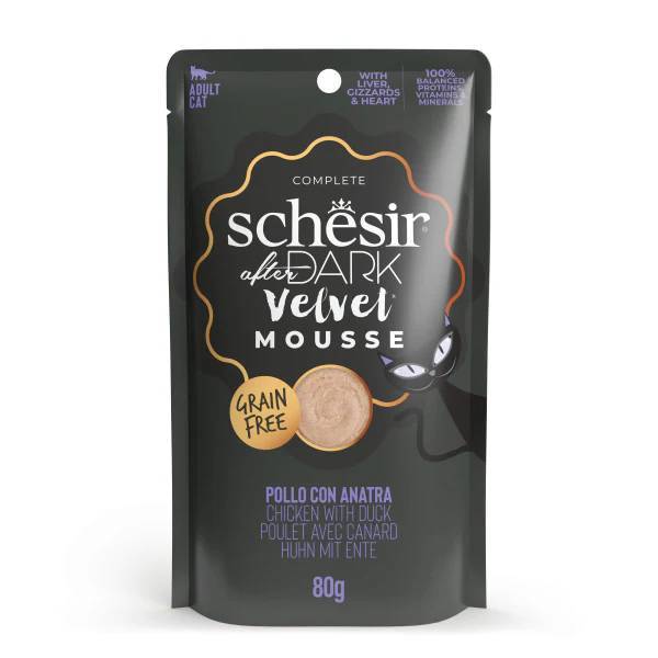 Schesir After Dark Pouch Mousse Piletina & Pačetina - 80 g