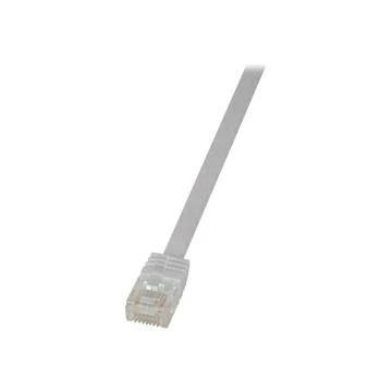 LOGILINK SLIMLINE CAT 6 IKKE AFSKÆRMET PARSNOET (UTP) 3M PATCHKABEL HVID