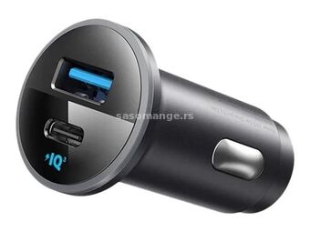 ANKER Auto punjač 52/5W Usb A+Type C/ crna