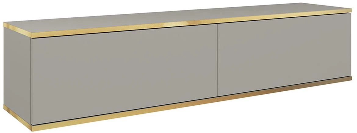 Oro 135 TV komoda 2 vrata 135x32x30 cm sivi