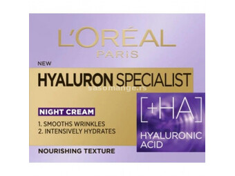 L'OREAL Paris Hyaluron Specialist noćna hidratantna krema za vraćanje volumena 50 ml 1003009345