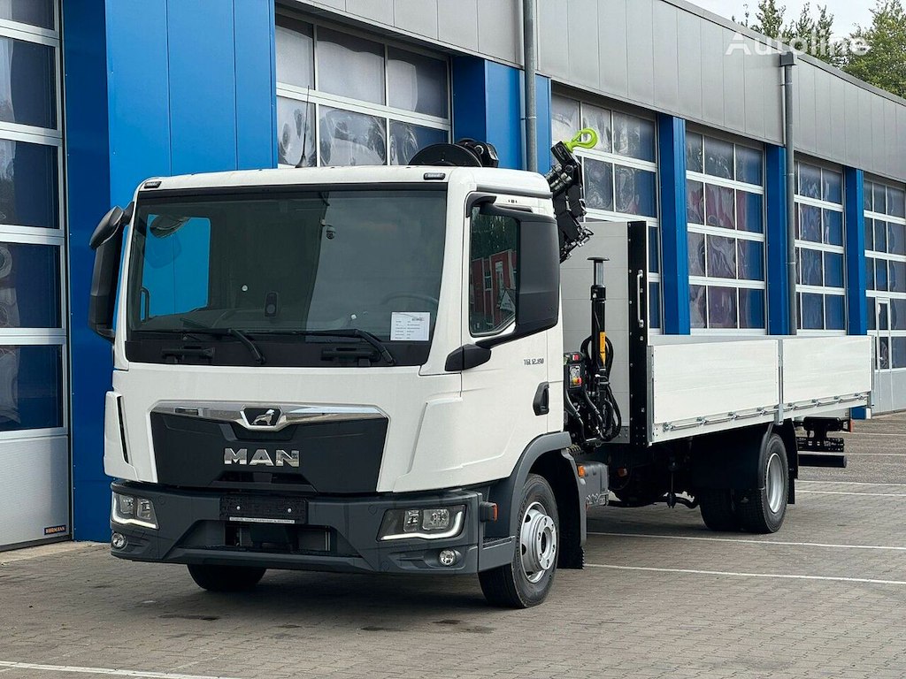 Novi MAN TGL 12.19 Pritsche 6,10m mit HIAB 072-4 / 4x2 kamion šasija