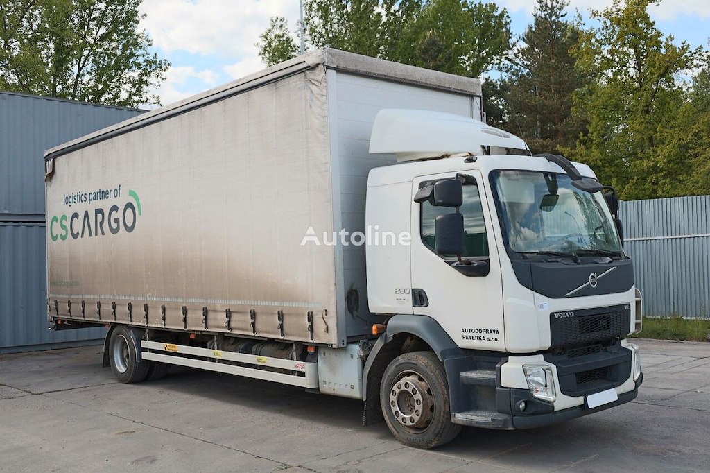 Volvo FL 280, EURO 6, 18 TONS, 20 PALLETS, SERVICED kamion sa klizna zavesa cerada