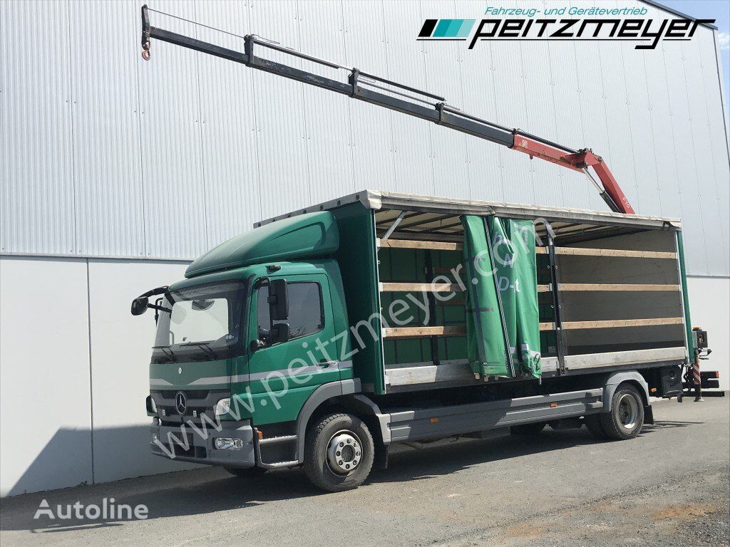 Mercedes-Benz Atego 1224 L Pritsche m. Heckkran Funk 4 x hydraulisch kamion s ceradom