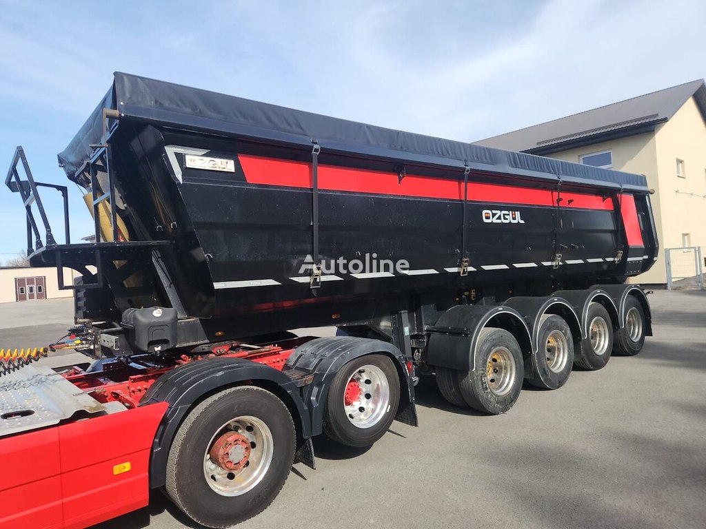 Özgül Trailer HS10 4AXL DOUBLE WHEELS poluprikolica kipera