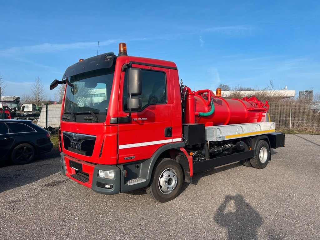 MAN TGL 10.180 Suction & pressure & rinsing truck autofekalac