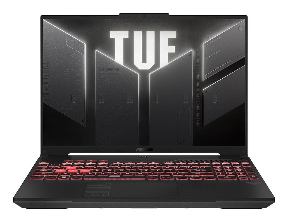 Asus TUF Gaming A16 FA607PI-QT040 gejmerski laptop 16" QHD+ AMD Ryzen 9 7845HX 32GB 1TB SSD GeForce RTX4070 sivi