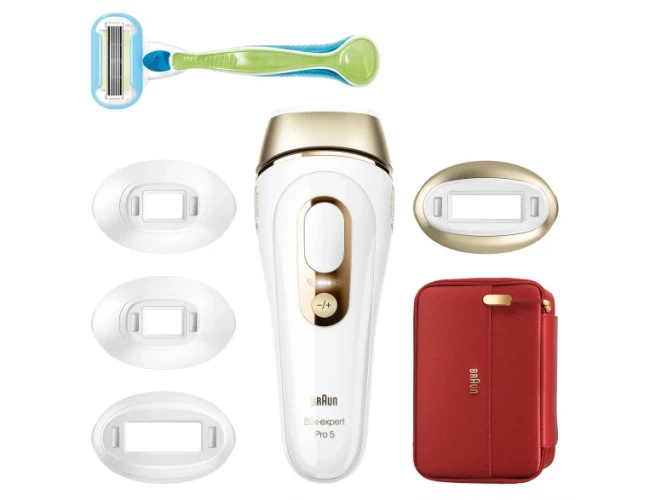 Braun Silk Expert Pro 5 PL5382 zlatno beli IPL epilator