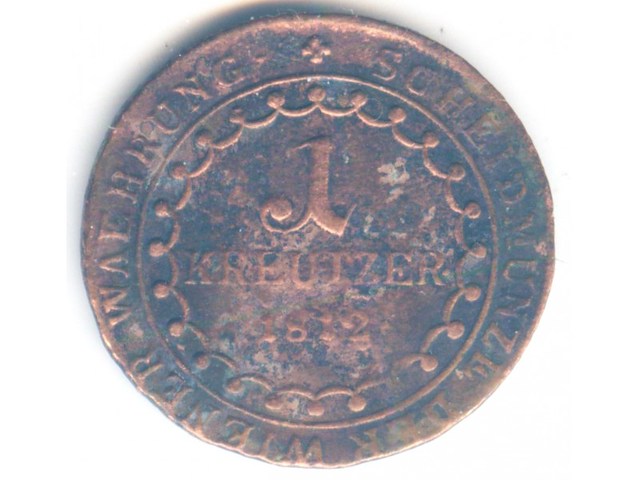 Austrija 1 kreuzer 1812 E