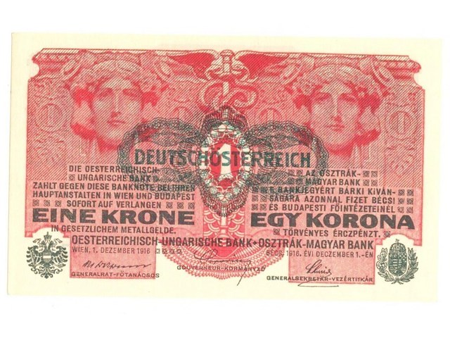 Austrija 1 kruna 1916 UNC