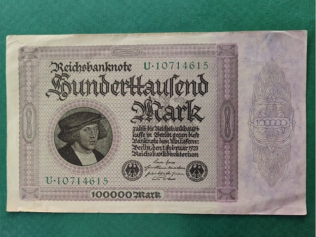 100000 MARK 1923