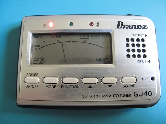 IBANEZ GU40 Guitar/Bass Auto Tuner