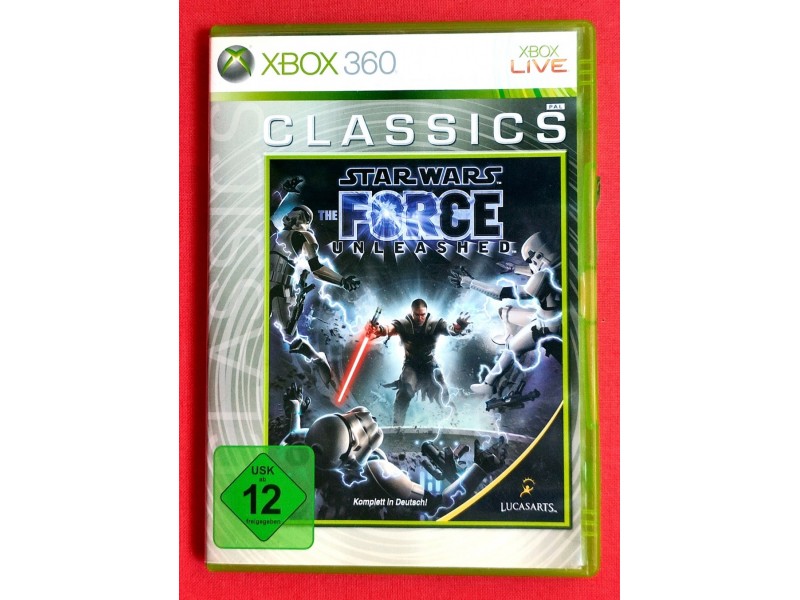 Star Wars FORCE Unleashed /XBox 360 Xbox One X enhanced