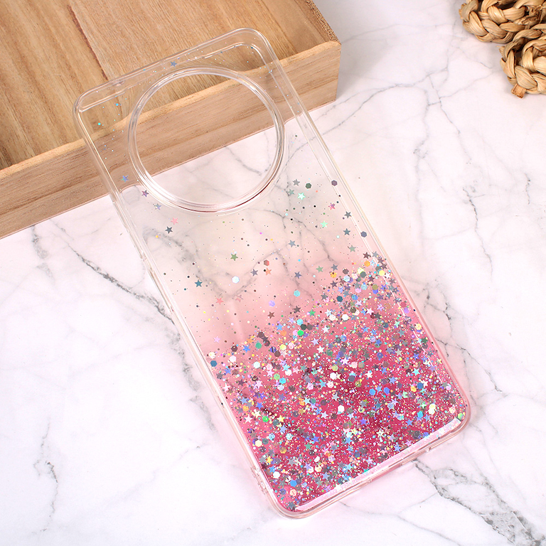 Maska Silikonska Glitter za Xiaomi Redmi A3 roze