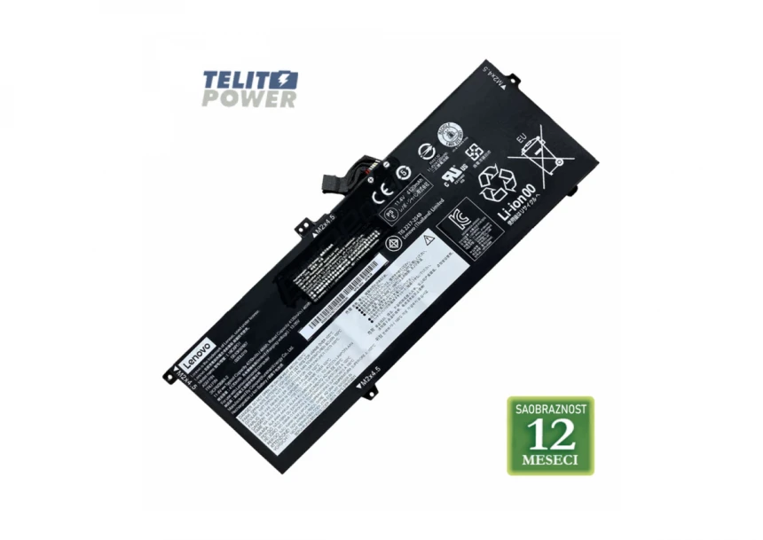 Baterija L18C6PD1 za laptop LENOVO ThinkPad X390 11.4V / 4220mAh / 48Wh