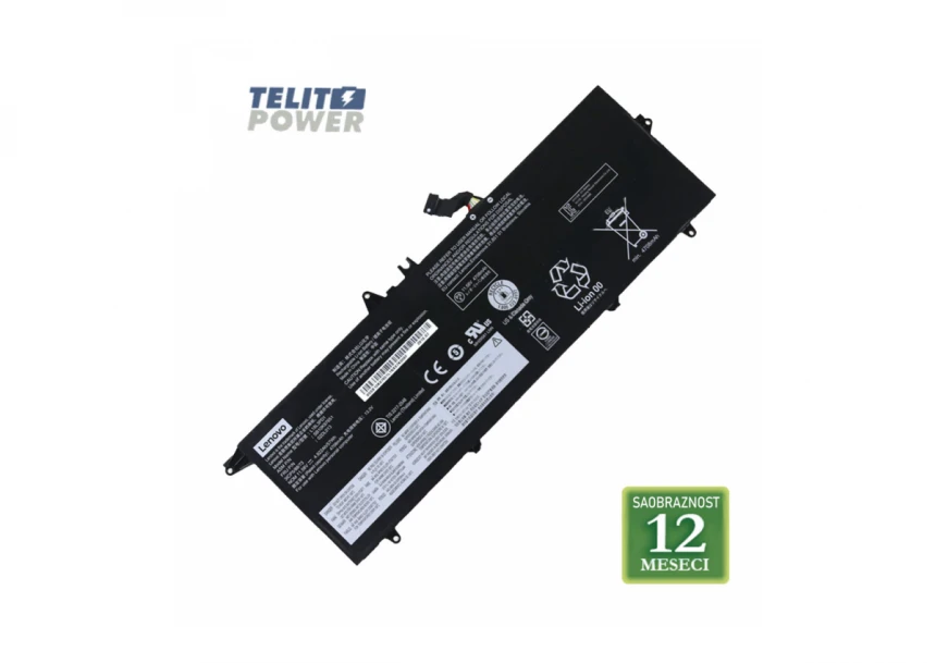 Baterija L18L3PD1 za laptop Lenovo ThinkPad T490S series 11.58V / 4922mAh / 57Wh
