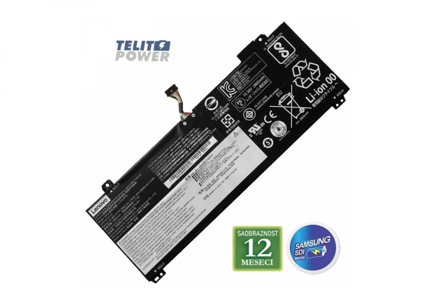 Baterija za laptop LENOVO Ideapad S530 / L17C4PF0 15.36V 45Wh / 2964mAh