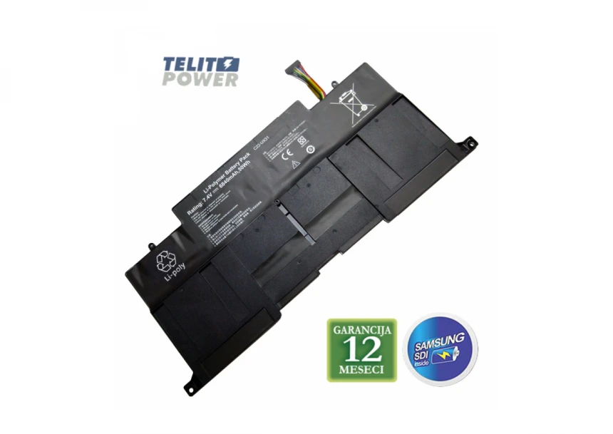 Baterija za laptop ASUS UX31 Series C22-UX31 7.4V 50Wh