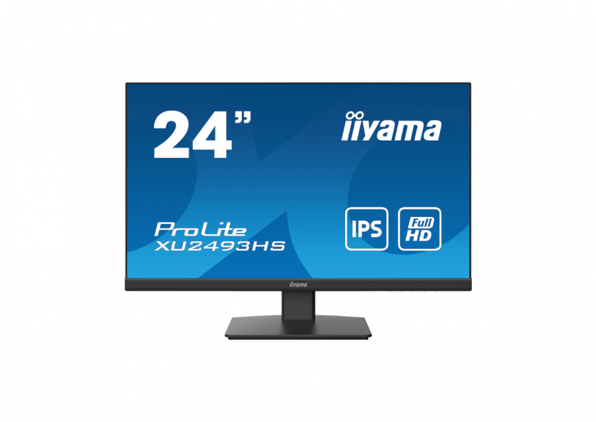 Monitor IIYAMA ProLite XU2493HS-B4 23.8 " - 1920 x 1080, IPS, 75 Hz, VGA/HDMI/DP