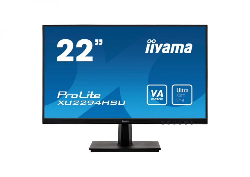 Monitor 21.5" Iiyama XU2294HSU-B1 VA 1920x1080/75Hz/4ms/HDMI/DP/USB/VGA/zvučnici