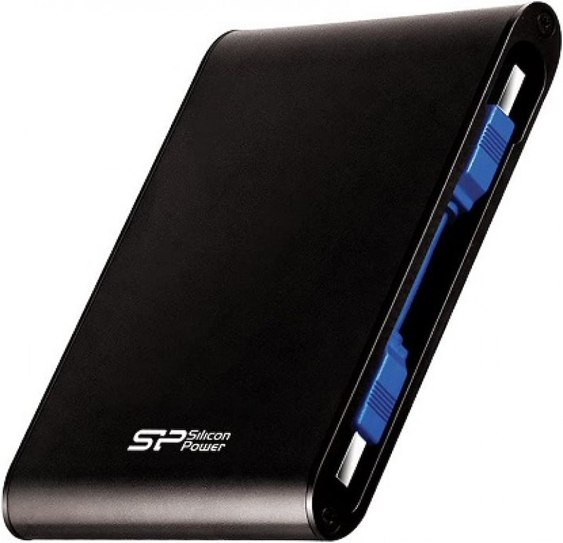Silicon Power Portable HDD 1TB, Armor A80, USB 3.2 Gen.1, IPX7 Protection, Black