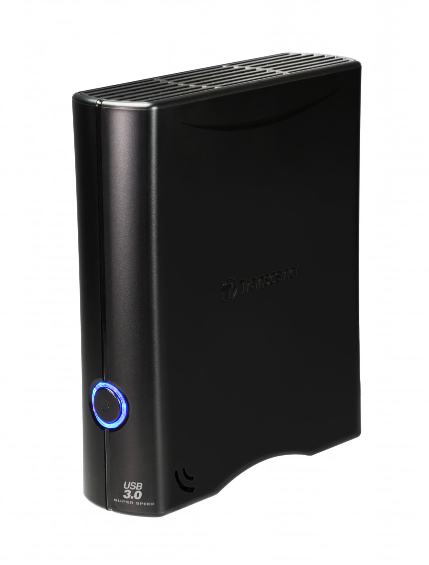 Transcend External HDD 4TB, 3.5", USB3.1, Backup software, 1085 gr, Black
