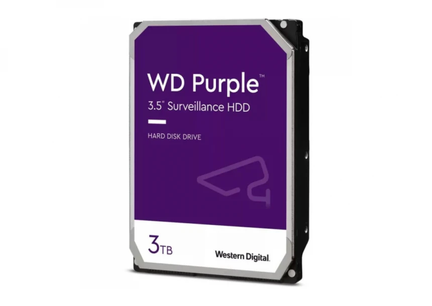 Hard Disk FES-SATA 3TB WD Purple WD33PURZ 5400RPM 256MB