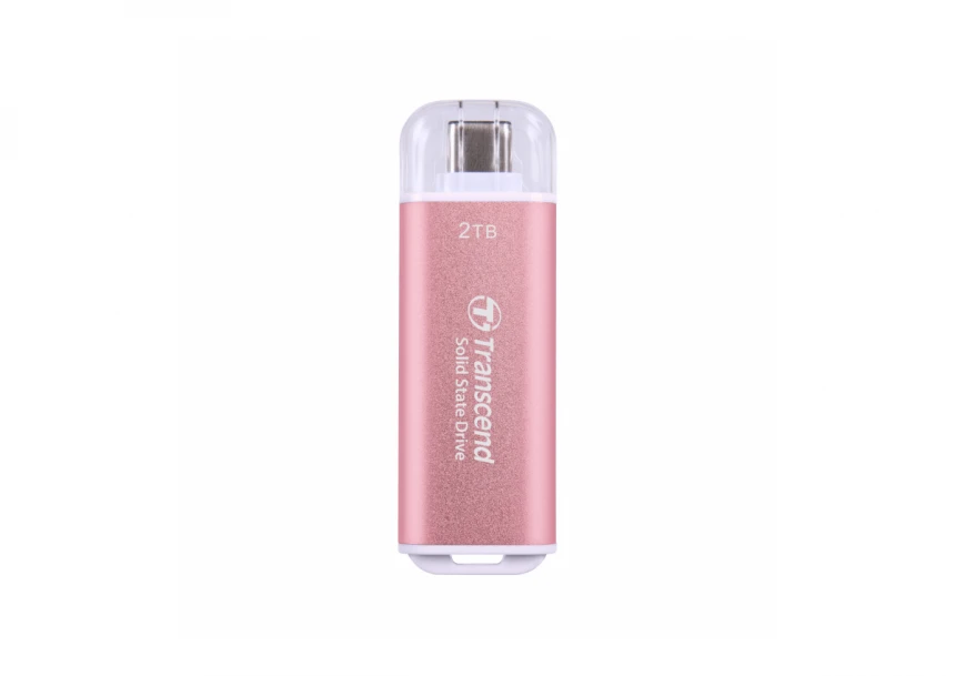 Transcend 2TB, Portable SSD, ESD300P, USB 10Gbps, Type C, Pink