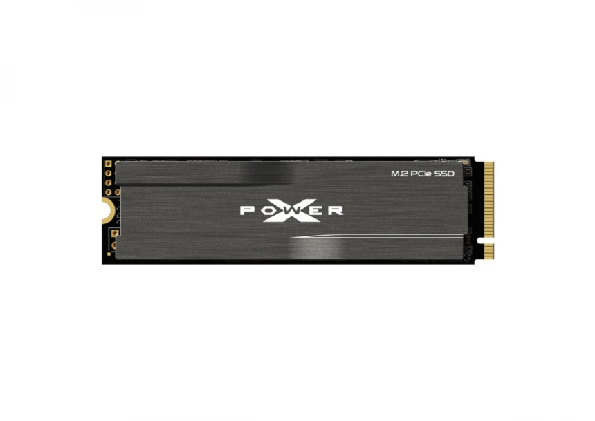 Silicon Power M.2 NVMe 512GB SSD, XD80, PCIe Gen 3x4, 3D NAND, SLC & DRAM Cache, Read up to 3,400 MB/s, Write up to 2,300 MB/s, 2280, w/Heatsink