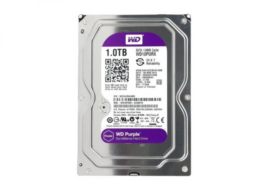 HDD WD SATA 1TB Purple - PURX