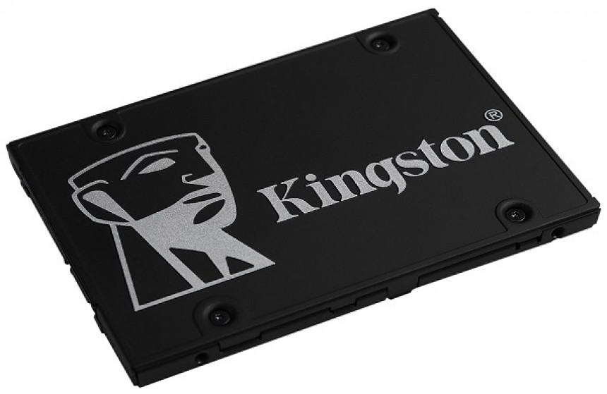 Kingston 2,5" 512GB SSD, KC600, SATA III, 3D TLC NAND, Read up to 550MB/s, Write up to 520MB/s, XTS-AES 256-bit encryption, TCG Opal 2.0, eDrive