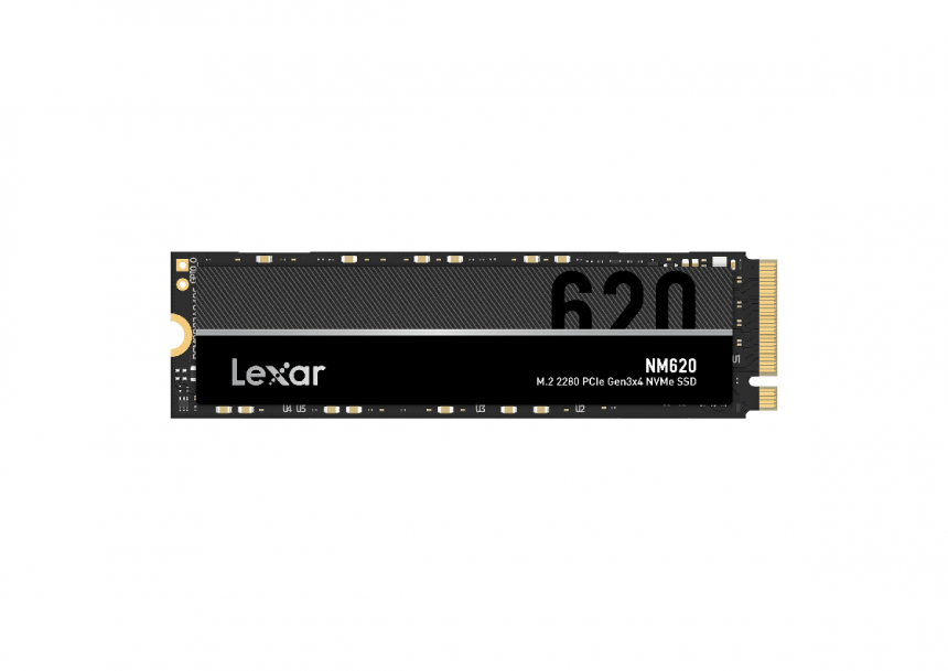 SSD Lexar NM620 256 GB - PCIe Gen3 x4, M.2 NVMe, 3500 1300 MB/s, LNM620X256G-RNNNG