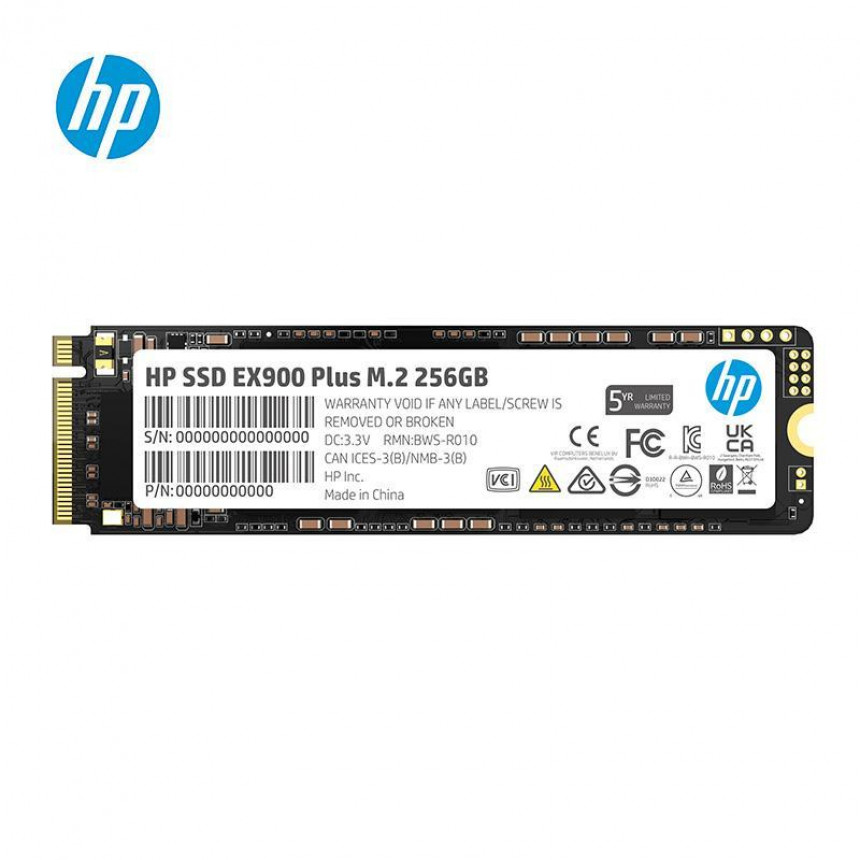 HP SSD EX900 Plus M.2 256GB (35M32AA#UUF)