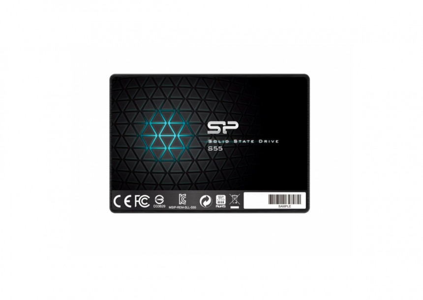 SSD SILICON POWER A55 256GB 2.5" SATA 3 crna