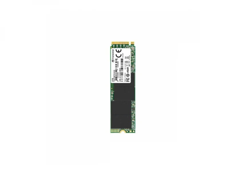 Transcend M.2 NVMe 2TB SSD, 2280, PCIe Gen3x4, M-Key, 3D TLC, with Dram, Read/Write up to 3,500/2,900 MB/s, 4400 TBW, 2280