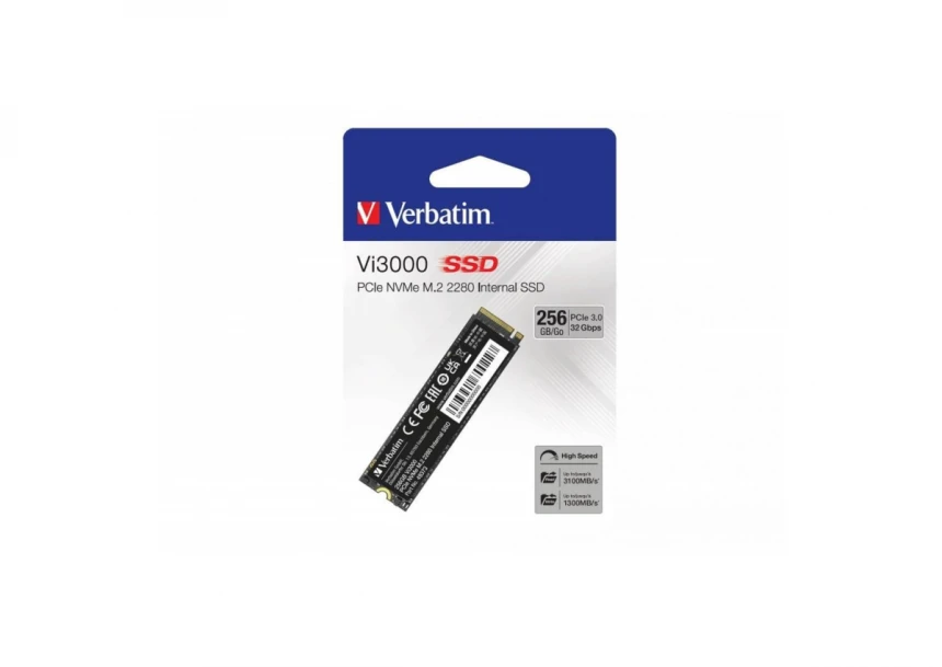Vi3000 PCIe NVMe M2 SSD 256GB (49373)