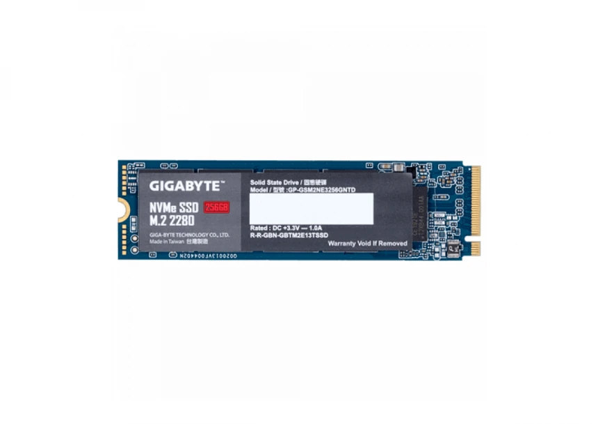 SSD GIGABYTE 256GB M.2 PCIe Gen3 x4 NVMe GP-GSM2NE3256GNTD