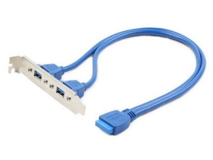 CC-USB3-RECEPTACLE Gembird Dual USB 3.0 receptacle on bracket 9456