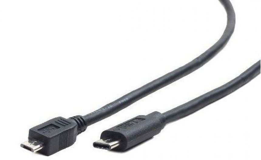 CCP-USB2-mBMCM-1M Gembird USB 2.0 Micro BM to Type-C cable (Micro BM/CM), 1 m 10678