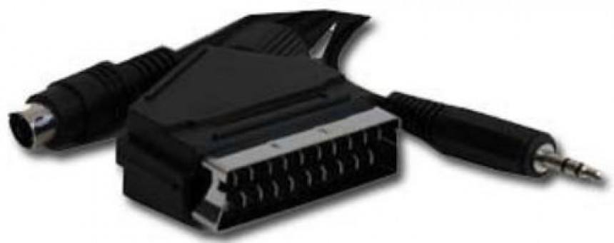 CCV-4444-10M * Gembird SCART plug to S-Video+audio kabl 10m (239) 1775