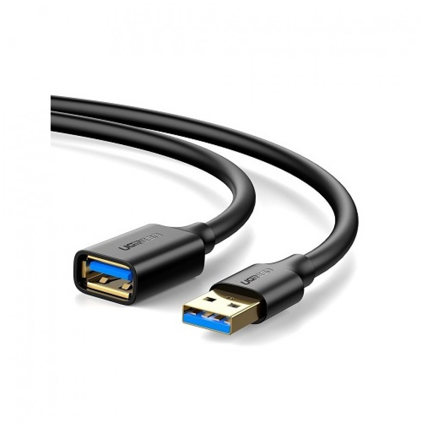 USB kabl M/F 3.0 0.5m crni Ugreen US129 30125