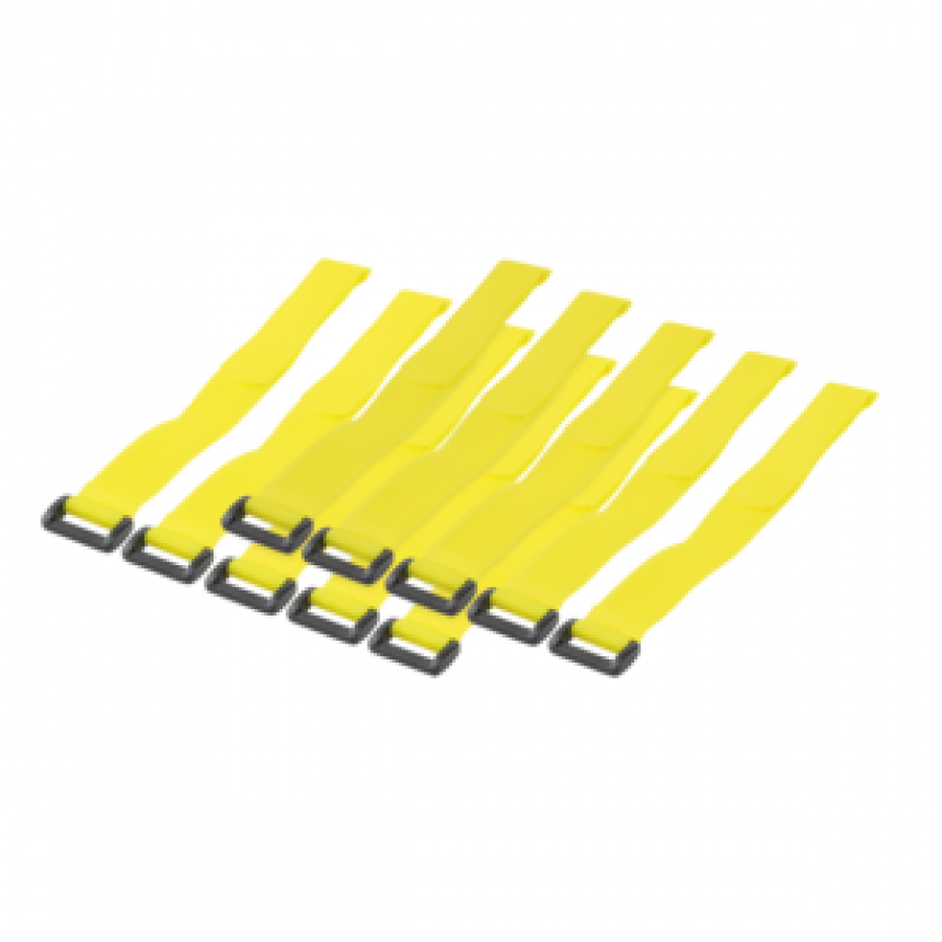 Logilink čičak trakice za vezivanje kablova 300x20mm, 10kom, žuta