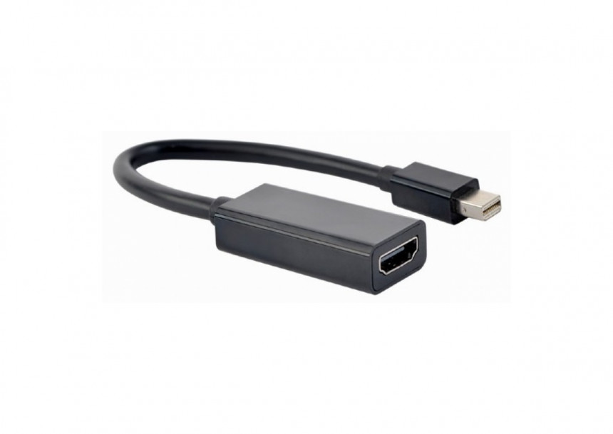 VIDEO Adapter 4K DisplayPort (mini) to HDMI, M/F, DP 1.2, Cable, Black