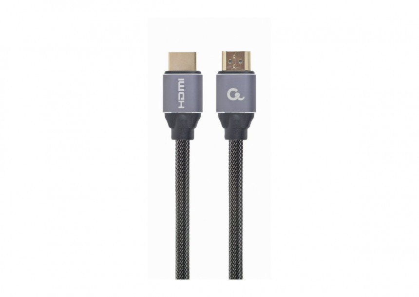 Gembird MONITOR Cable, Premium Series, High speed HDMI 4K with Ethernet, HDMI/HDMI M/M, Gold Plated, Braided, 3m
