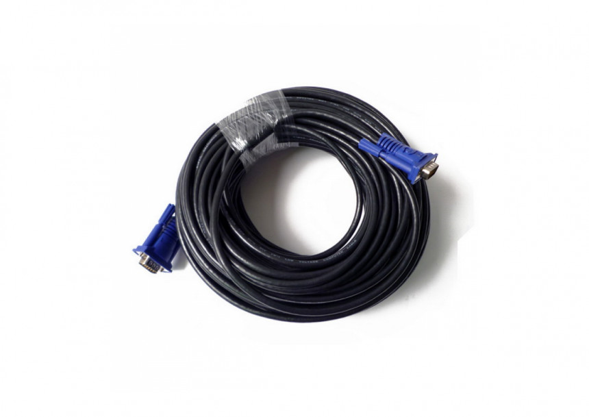 VGA CKL cable 20m (3+6, high quality pure copper, diameter:8.0mm)
