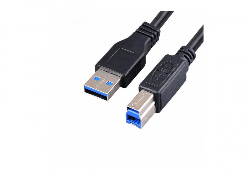 USB3.0 CKL cable 1.8m M(A)/M(B), USB SuperSpeed, za povezivanje štampača, skenera, eksternih hard diskova