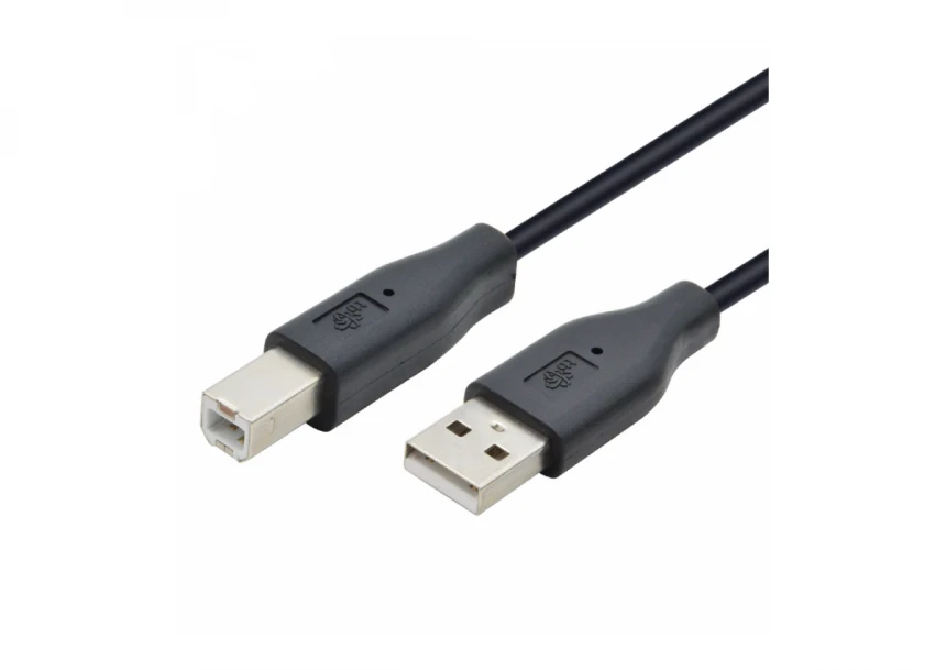 E-Green Kabl 2.0 USB A - USB B M/M 1.8m crni